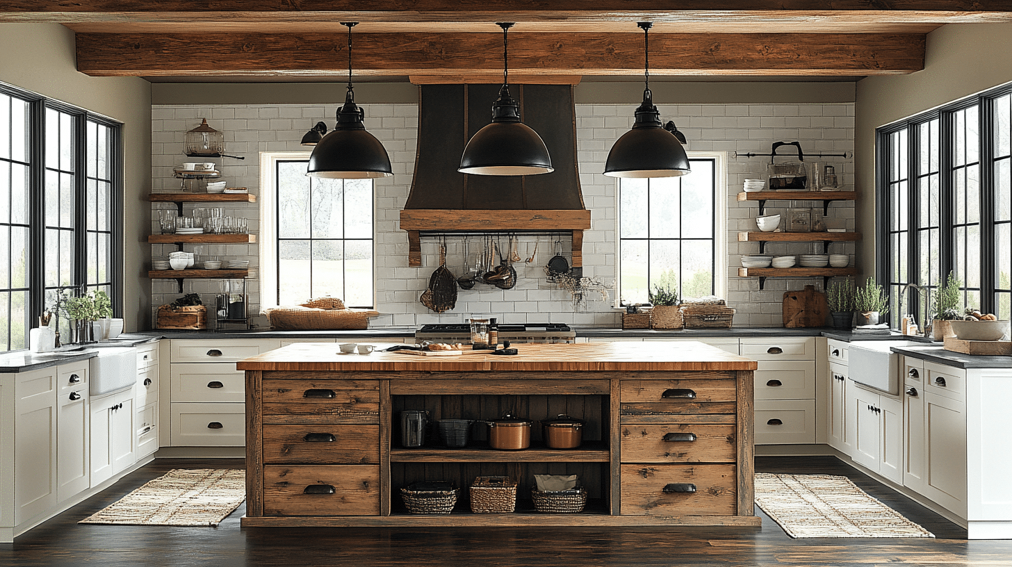 19 Farmhouse Kitchen Decor Ideas That Bring Rustic Elegance to Your ...